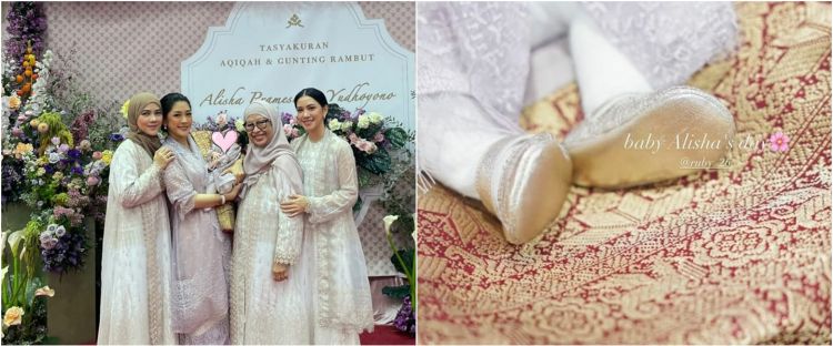 11 Momen akikah anak ke-4 Aliya Rajasa & Ibas Yudhoyono, penuh khidmat
