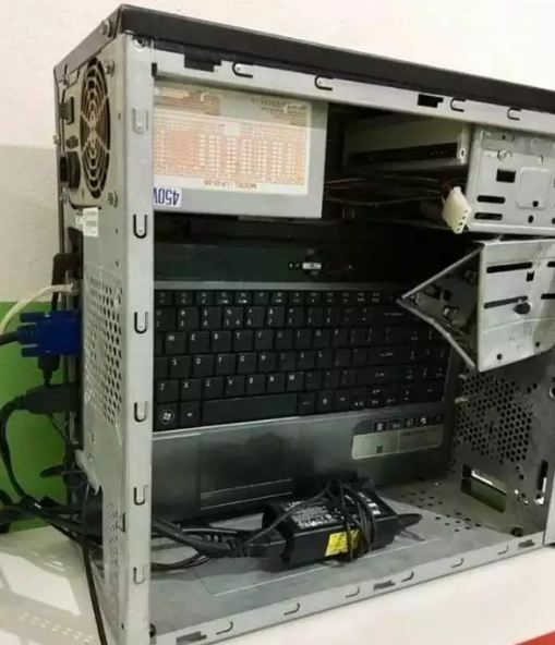 11 Potret kocak rakit komputer dengan komponen tak biasa, ada-ada saja ...