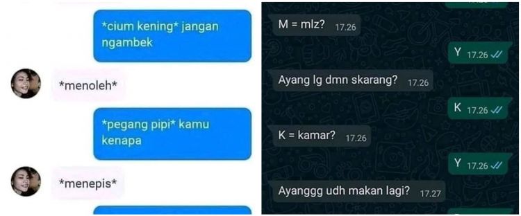 11 Chat lucu berantem sama pacar ini bikin geleng kepala