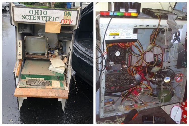 11 Potret nyeleneh rakit PC dari komponen bekas, hasilnya bikin takjub ...