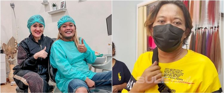 Sule rogoh Rp 5 juta ubah gaya rambut di Thailand, intip 11 potretnya