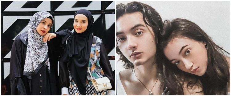 Potret masa kecil 13 seleb kakak adik, Mayang & Vanessa Angel akrab