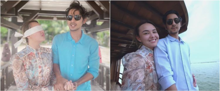 11 Momen Aldebaran beri kejutan ultah untuk Andin, sewa kapal pinisi