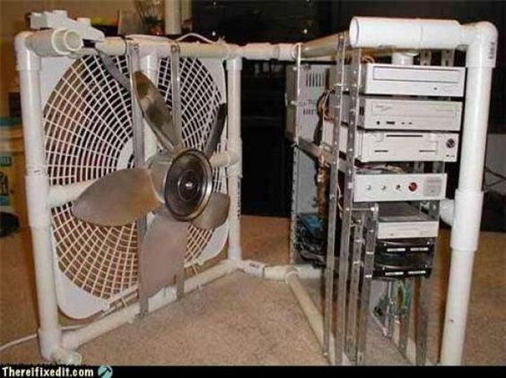 11 Potret lucu modifikasi komponen komputer, antara hemat dan pelit ...