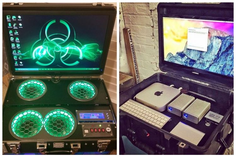 11 Ide kreatif rakit komputer ala traveler, mudah dibawa dan disimpan ...