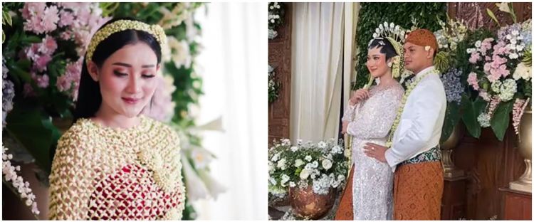 10 Momen akad nikah 'Ratu Ambyar' Yeni Inka, dipersunting polisi