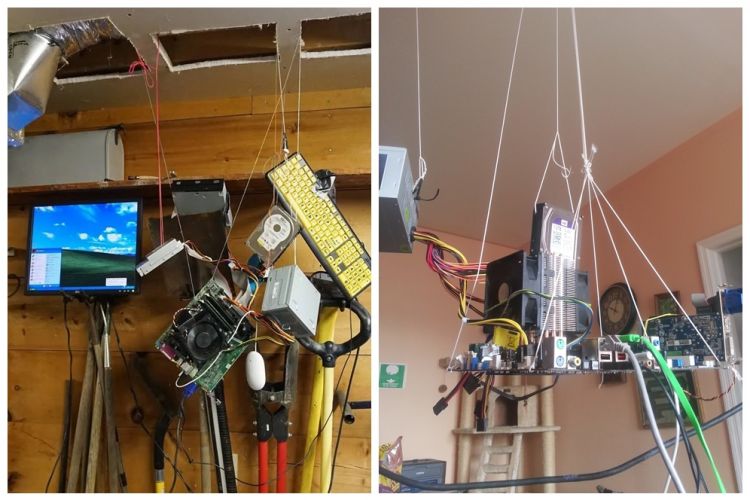 11 Ide kreatif rakit komputer dengan bekal tali, safety jadi nomor dua ...