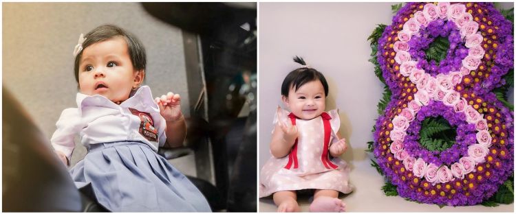 8 Pemotretan Ameena tiap bulan rayakan tambah usia, gemas pakai kebaya