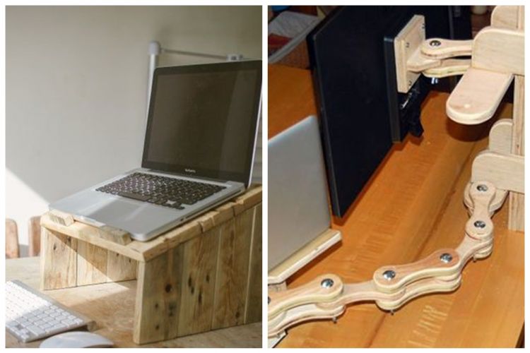 11 Modifikasi aksesori perangkat komputer dari bahan kayu, tetap keren | Techno.id