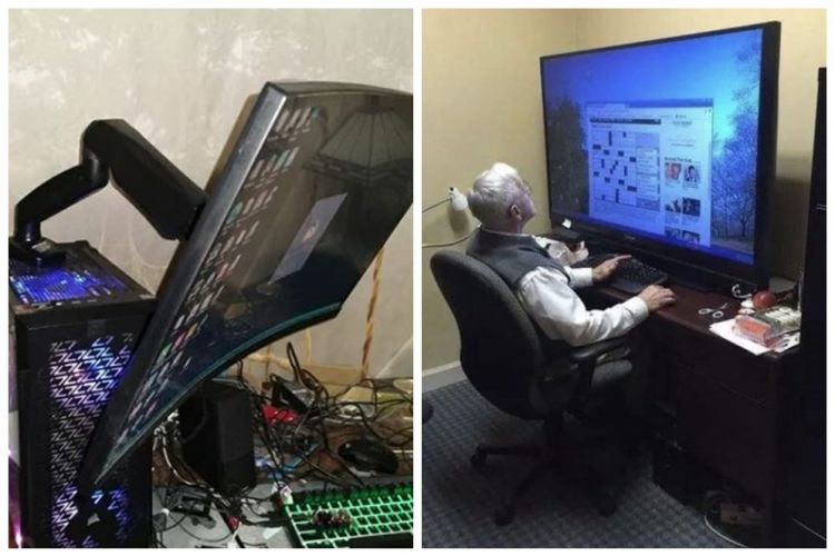 11 Ide nyeleneh pasang monitor PC agar lebih nyaman, berani coba ...