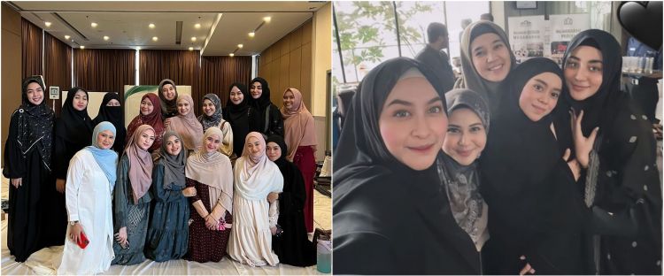 Kian aktif dalami agama, 7 potret Lesty Kejora pengajian bareng seleb