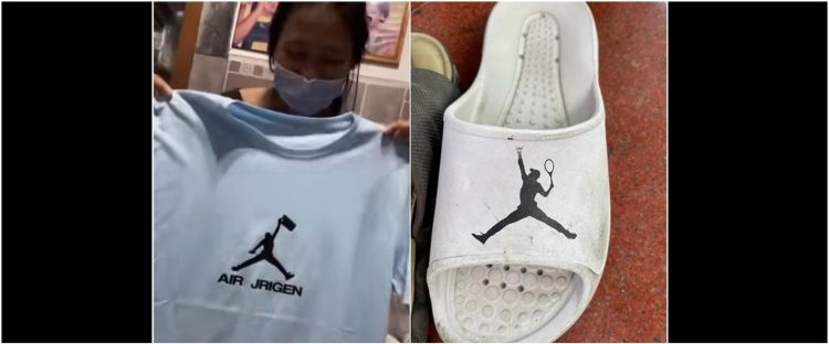 11 Potret sepatu merek Air Jordan versi KW ini malah bikin ngakak