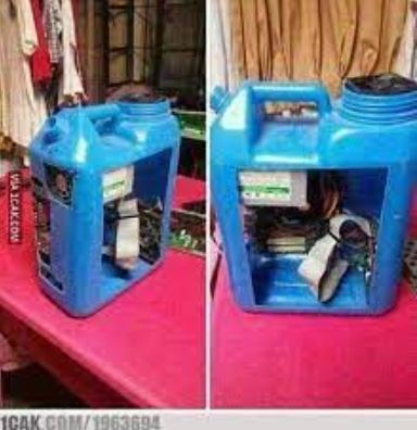 11 Ide unik ubah wadah air jadi casing komputer, hemat biaya | Techno.id