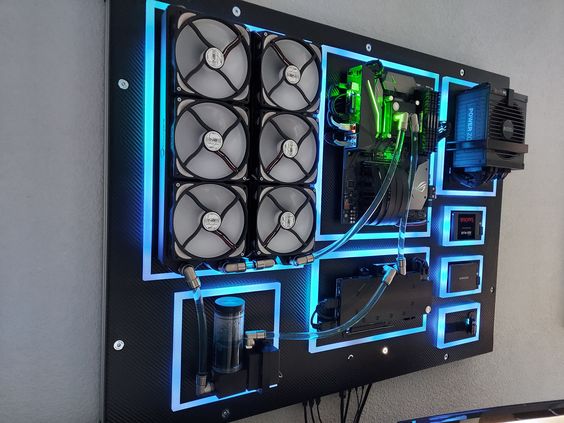 11 Ide kreatif rakit komputer di atas papan, tampilan tetap menarik ...