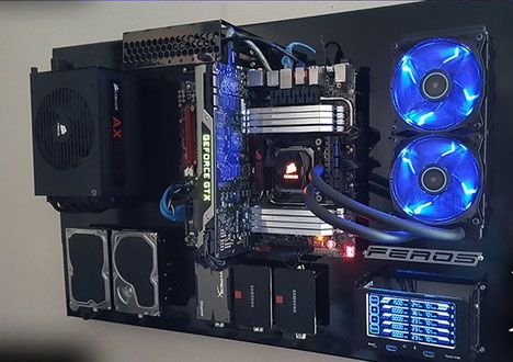 11 Ide kreatif rakit komputer di atas papan, tampilan tetap menarik ...