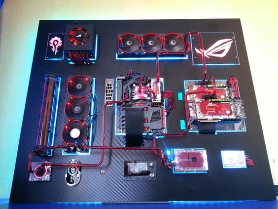 11 Ide kreatif rakit komputer di atas papan, tampilan tetap menarik ...