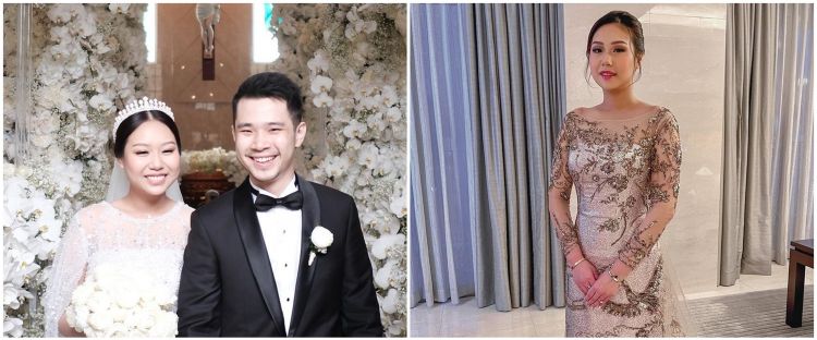 7 Potret gaun Sisca Kohl dari lamaran hingga nikah, berat capai 10 kg