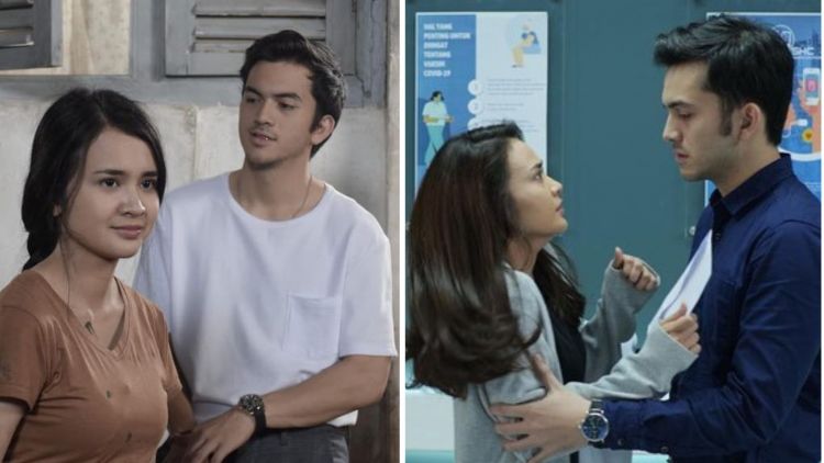 Sering adu akting, 11 momen Michelle Ziudith dan Rizky Nazar main film