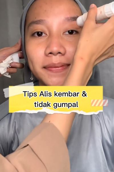 Cara membuat alis rapi dan simetris ala MUA ini mudah ditiru