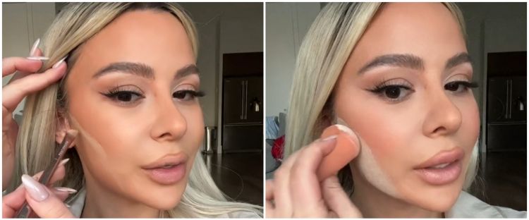 Tutorial teknik skeleton highlighter, riasan wajah jadi mirip model