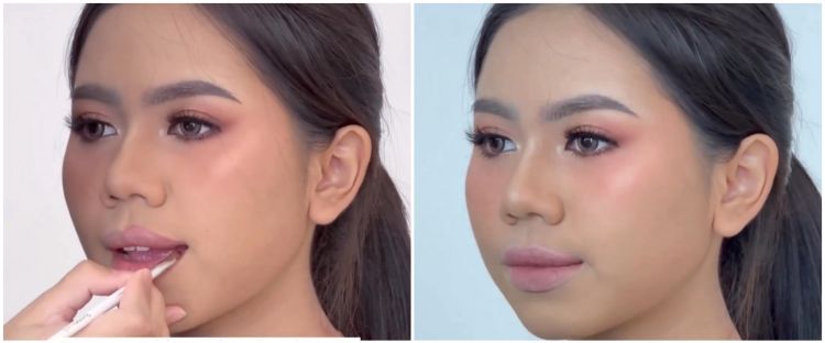 Trik riasan bibir jadi terlihat lebih tipis ala MUA, simpel dan mudah ...