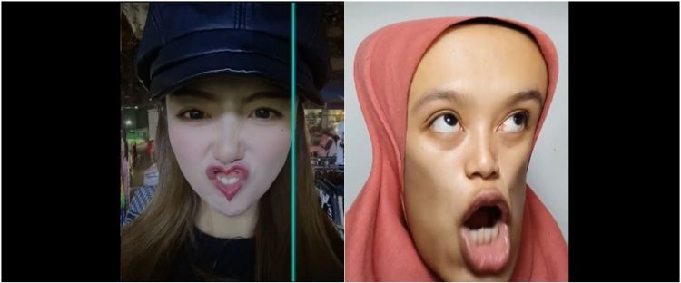 Tak mau ketinggalan zaman, 11 aksi kocak orang pakai filter viral di ...