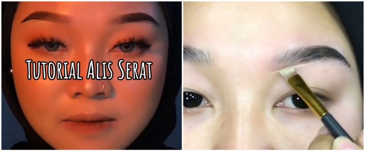 Antingeblock, begini cara membuat alis serat yang simpel dan tampak ...