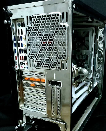 11 Ide kreatif rakit komputer dengan komponen berwarna chrome, tampil ...