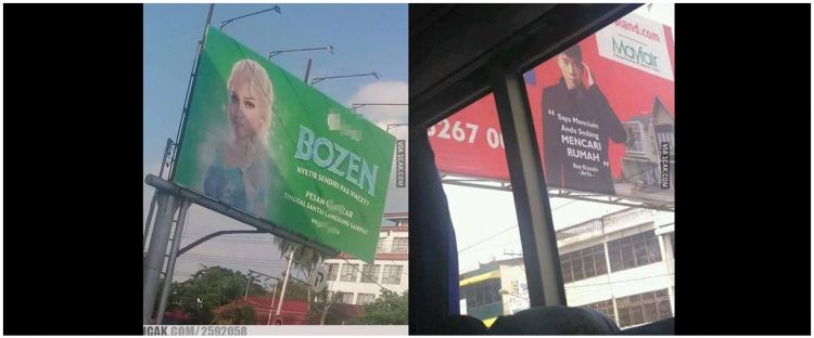 13 Ide kreatif pasang iklan di billboard ini konsepnya out of the box ...