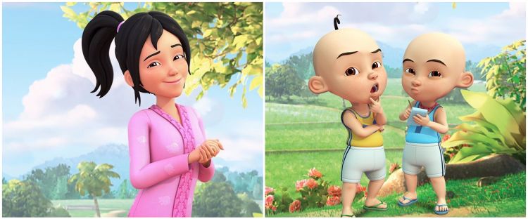 Tak banyak yang tahu, ternyata segini umur Ros kakak Upin dan Ipin di serial animasi