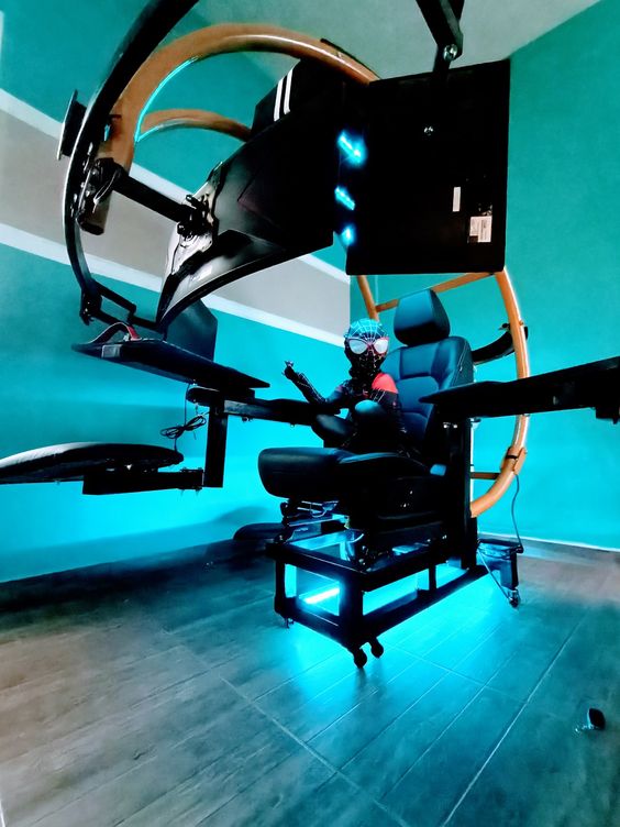 11 Ide kreatif rakit alat gaming menyatu dengan kursi, miliki desain ...
