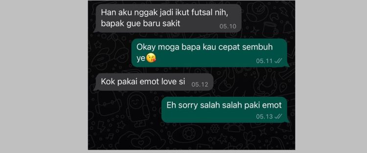 Bikin salah paham, 11 chat kocak salah menggunakan emoticon ini ...