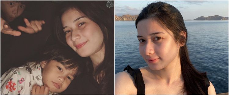 Buktikan jadi ibu tak bikin wajah menua, intip 11 potret Iris Wullur momong anaknya yang lucu