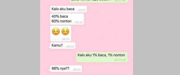 11 Chat gombal dengan pacar ini romantis tapi bikin doi mikir keras