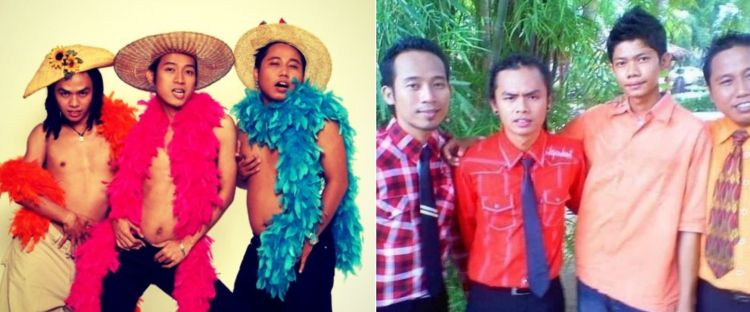 9 Potret lawas grup komedian Cagur, paras Narji dinilai tak banyak berubah