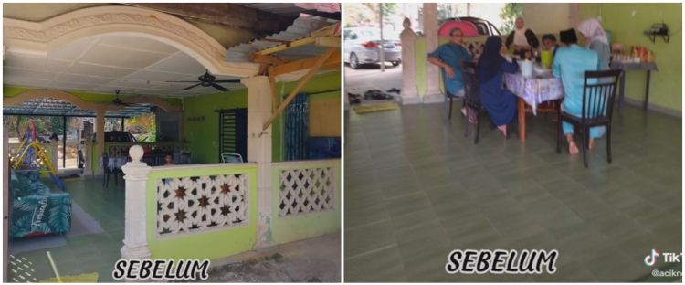 Makeover beranda rumah emak dan abah di kampung halaman, ini 8 ...