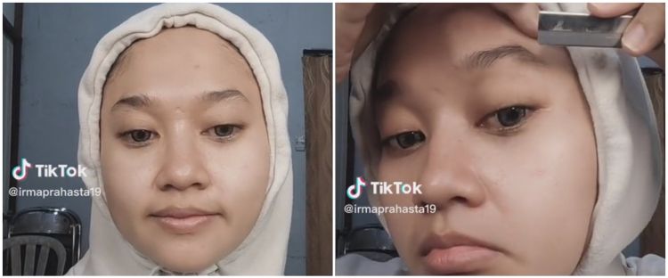 Begini jadinya jika MUA menikah tapi makeup sendiri, hasilnya tetap bikin pangling bak boneka hidup