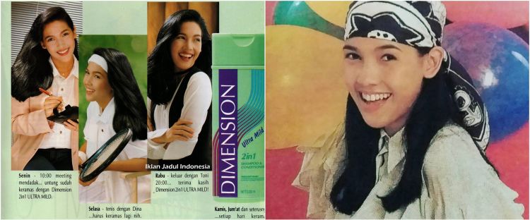 Cewek model iklan sampo era 90-an ini jadi istri pelawak, intip 11 potret transformasinya
