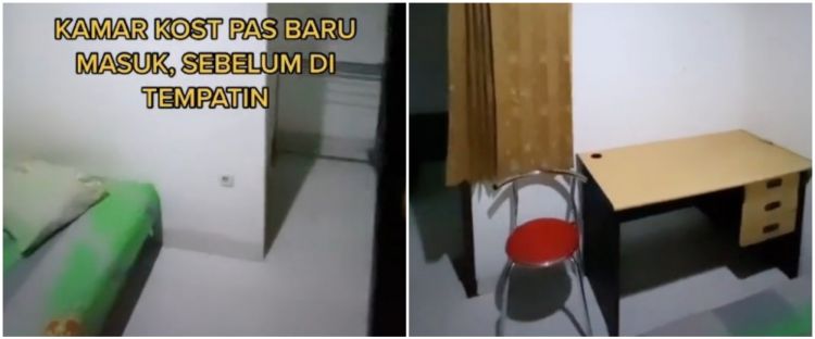 Makeover kamar kos sederhana jadi estetik bernuansa monokrom, potret ...