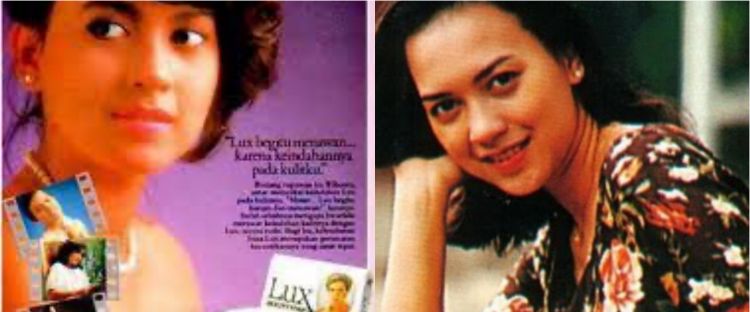 Model iklan sabun mandi ini ternyata mantan istri vokalis band ...