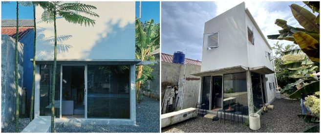 Desain rumah mini berdinding semen, 11 potret interiornya minimal