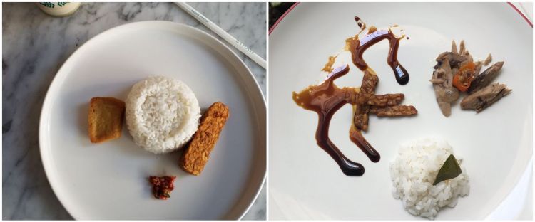 11 Potret kocak menu sederhana disajikan bak makanan mahal ini bikin ...