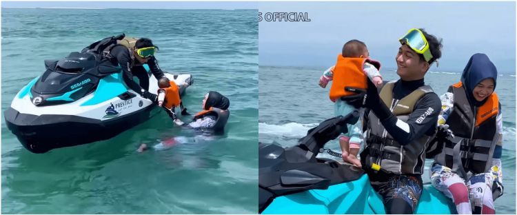 9 Momen Ria Ricis ajak Moana olahraga ekstrem, aksinya tuai pro dan kontra