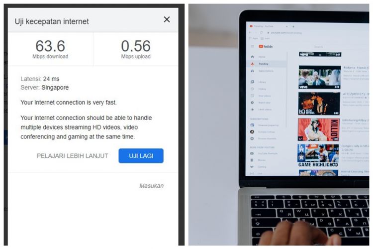 Cara mudah cek kecepatan jaringan internet untuk HP dan laptop, ketahui ...