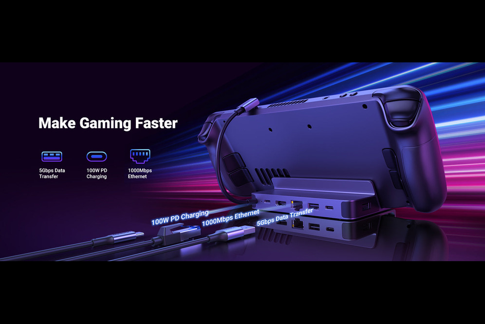 UGREEN kenalkan docking station untuk Steam Deck, bisa main game di ...