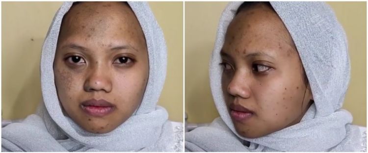 Tanda lahir di muka auto tertutup sempurna, penampilan manten Sunda usai dirias MUA ini bikin takjub