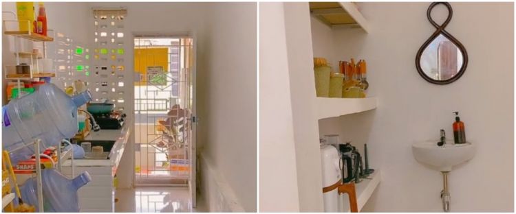 Dapur segaris ini penataan perabotannya rapi, intip 7 potretnya yang ...