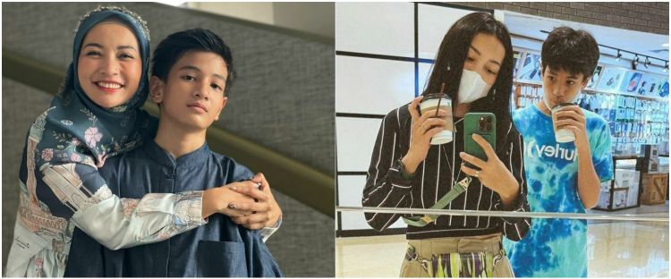 9 Momen kebersamaan Hesti Purwadinata bareng putra sulungnya, potret ...