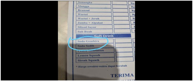 11 Potret kocak di nota ada nama menu yang nyeleneh, bikin terkekeh 11 Potret kocak di nota ada nama menu yang nyeleneh, bikin terkekeh