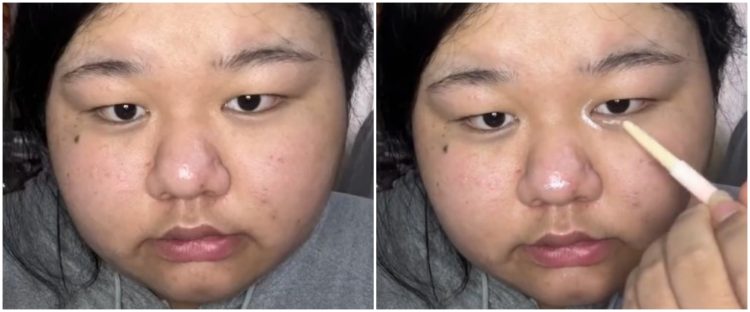 Makeup bikin wajah berubah drastis, wanita pipi tembem dandan ala ...